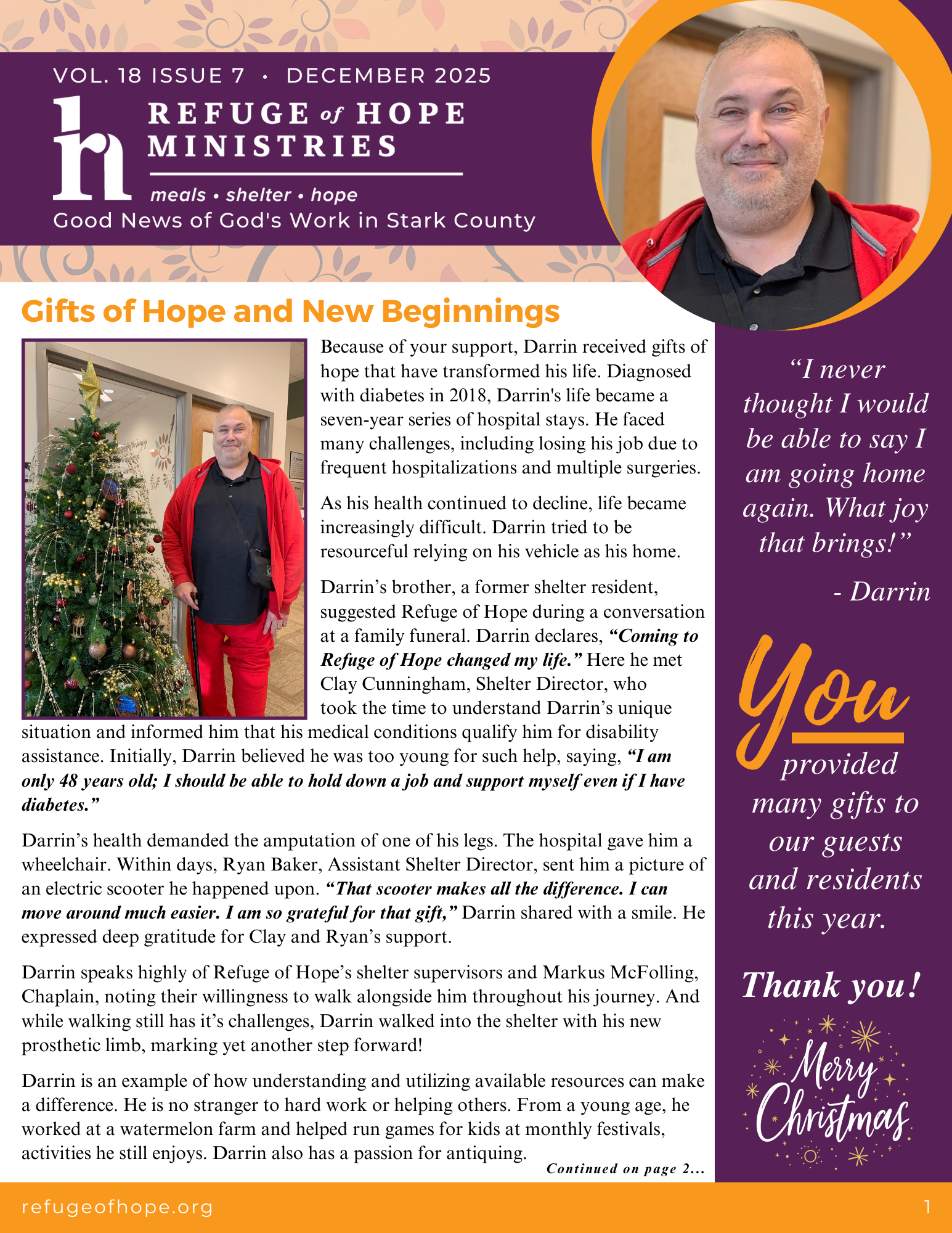 December 2025 - Refuge of Hope